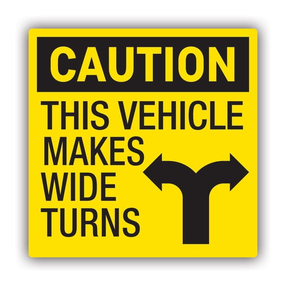 Safety Sticker Vehicle