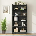 Tribesigns 6-Tier Tall Bookcase, 71 Inches Bookshelves and Bookcases ...