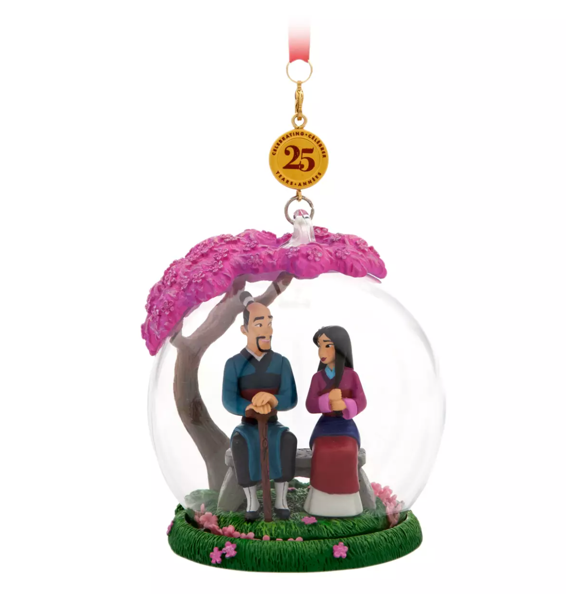 Disney 25th Mulan Legacy Sketchbook Christmas Tree Ornament New with ...