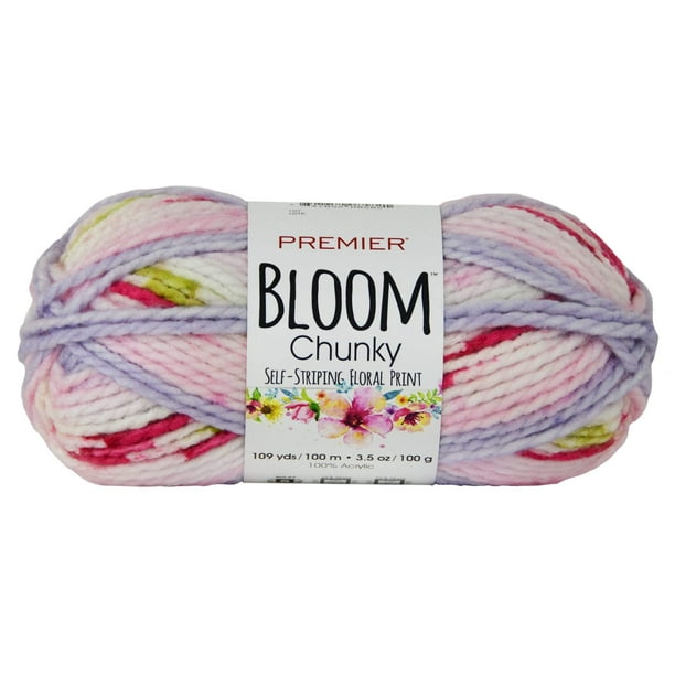 Premier Bloom Chunky Yarn - Hydrangea - Walmart.com