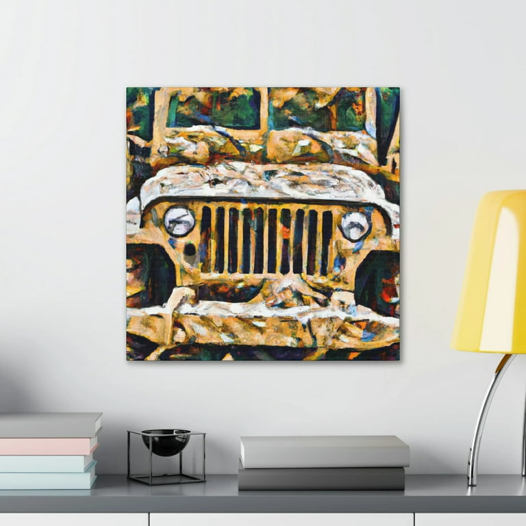 Abstract Jeep Wrangler