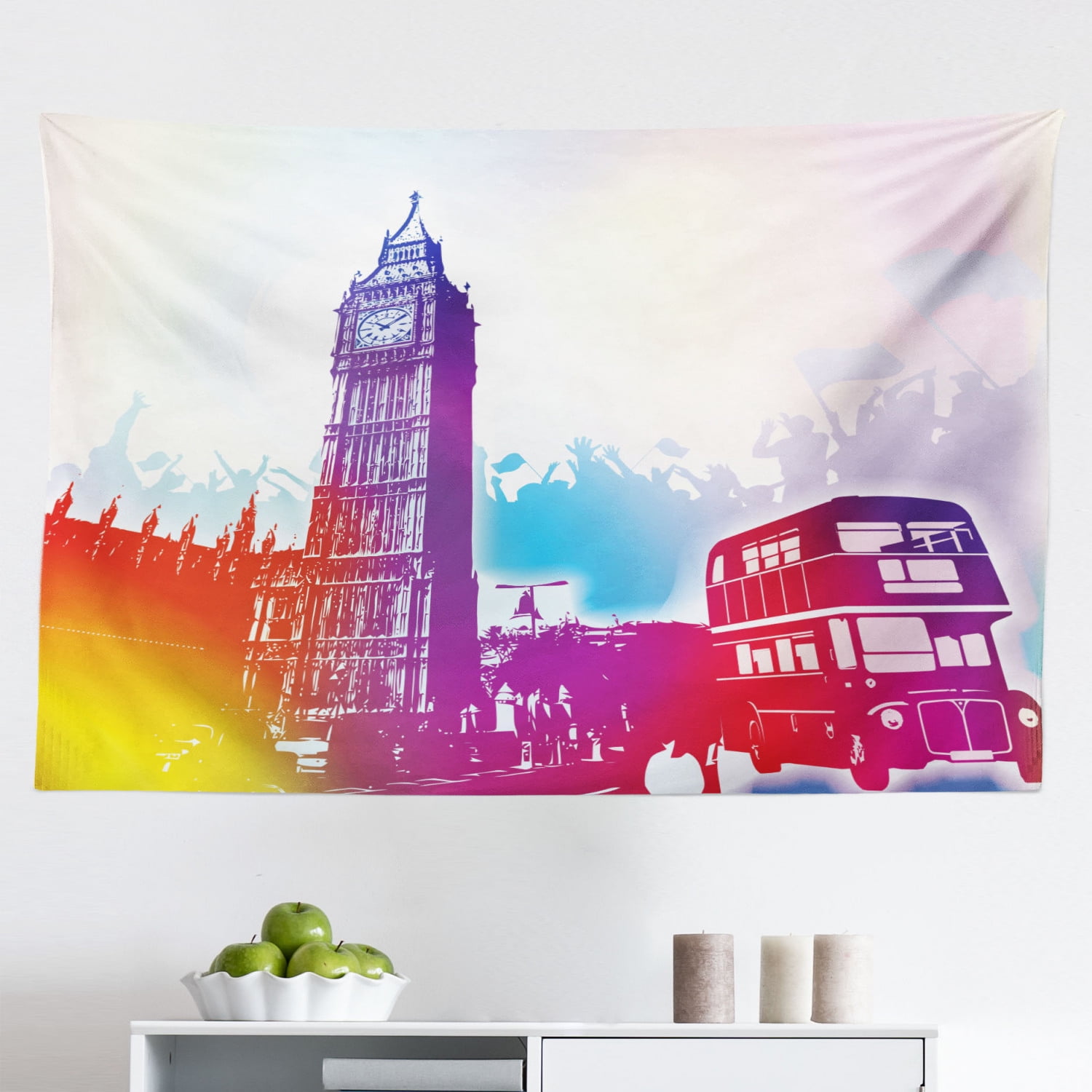 London Tapestry, Tower Bridge in London British Architecture ...