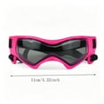 Luxcidy Pink Dog Goggles, UV400 Pet Sunglasses, Soft Frame, for Small ...