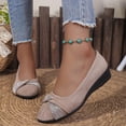 BADHUB Womens Lightweight Fashion Rhinestone Wedge Shoes Comfortable ...