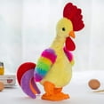 Musical Squawking Chicken Toy Singing Dancing Plush Rooster Electric ...