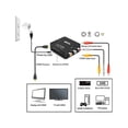 1080P RCA to HDTV Converter Adapter, Composite AV to HDTV Video Audio ...