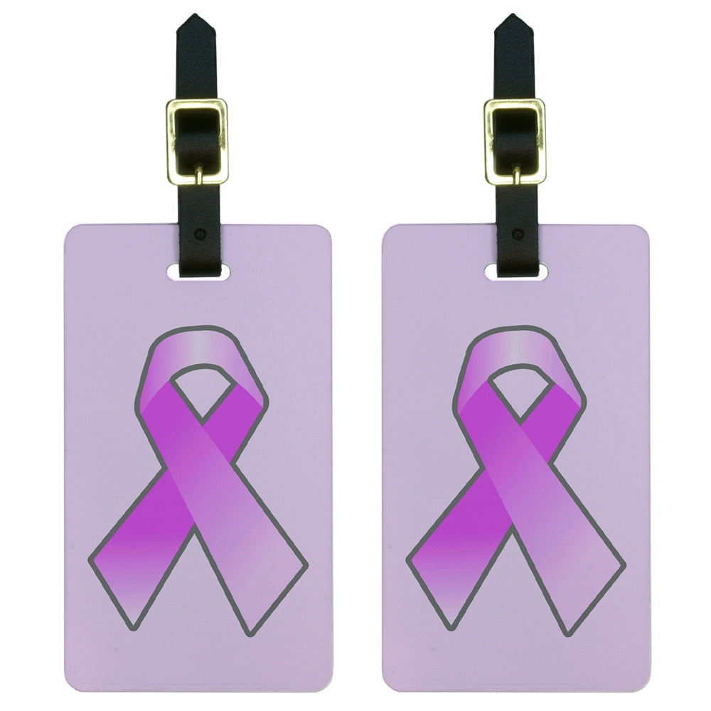 Graphics and More Breast Cancer Awareness Pink Luggage Tag Set ...