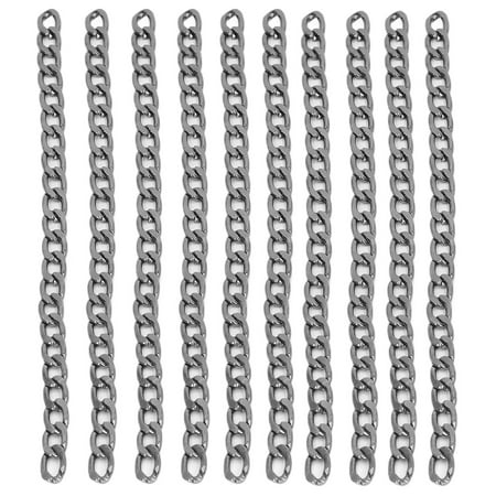 Aluminum Curb Chains, Durable Sturdy Easy DIY Elegant 32.8ft Jewelry ...