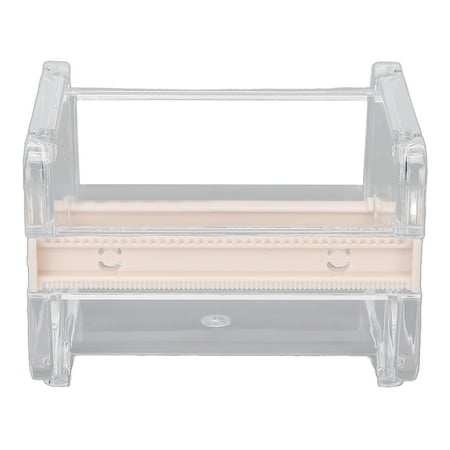 Roll Tape Holder, DIY Transparent Tape Cutter For Office Beige ...