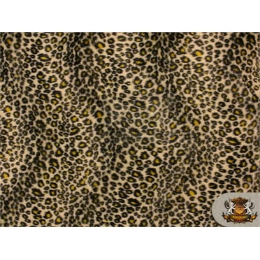 Velboa Faux Fake Fur Short Pile Pink Cheetah Fabric - Walmart.com