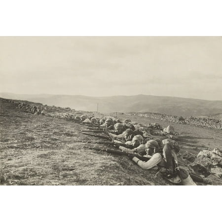 World War 1 In The Middle East. Arab Soldiers Of The Ottoman Infantry ...