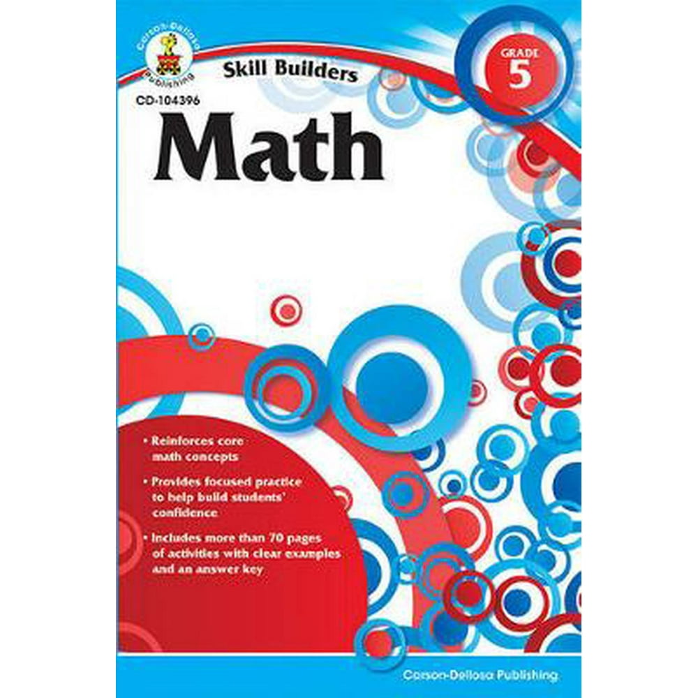 Skill Builders (Carson-Dellosa): Math, Grade 5 (Paperback) - Walmart ...