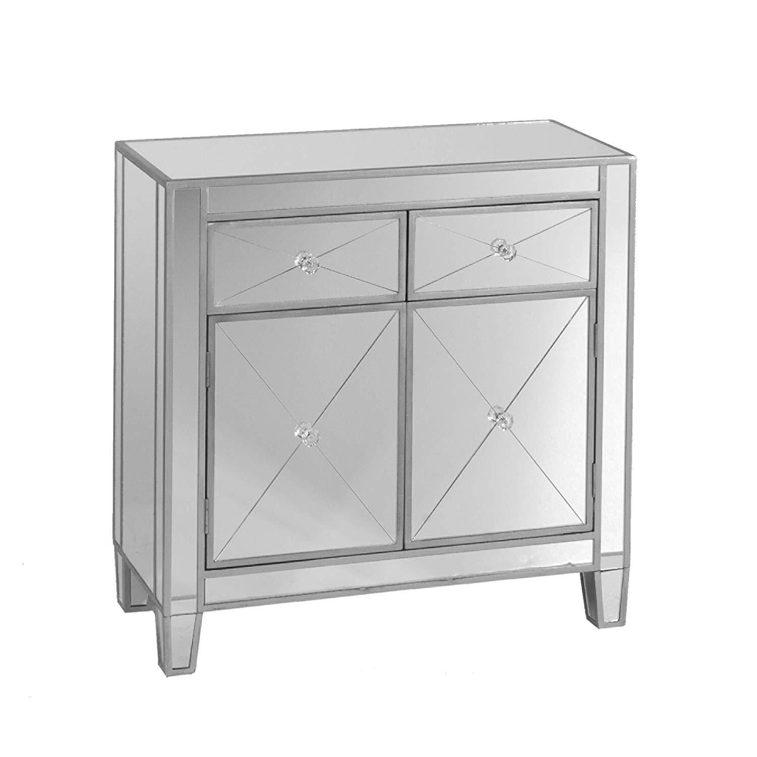 Southern Enterprises Mirage Mirrored Cabinet-Material:5mm Mirror,Size ... Southern Enterprises Mirage Mirrored Cabinet-Material:5mm Mirror,Size ...