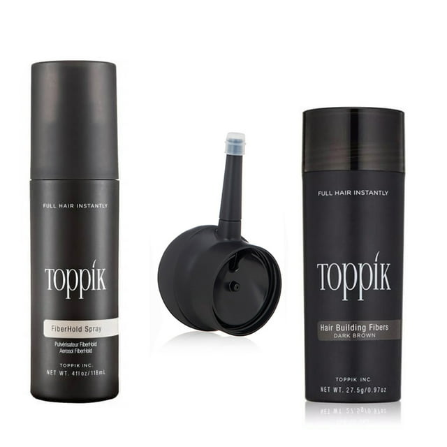 Toppik Building Fibers Suit, Fibers + Hold Spray + Spray Applicator ...