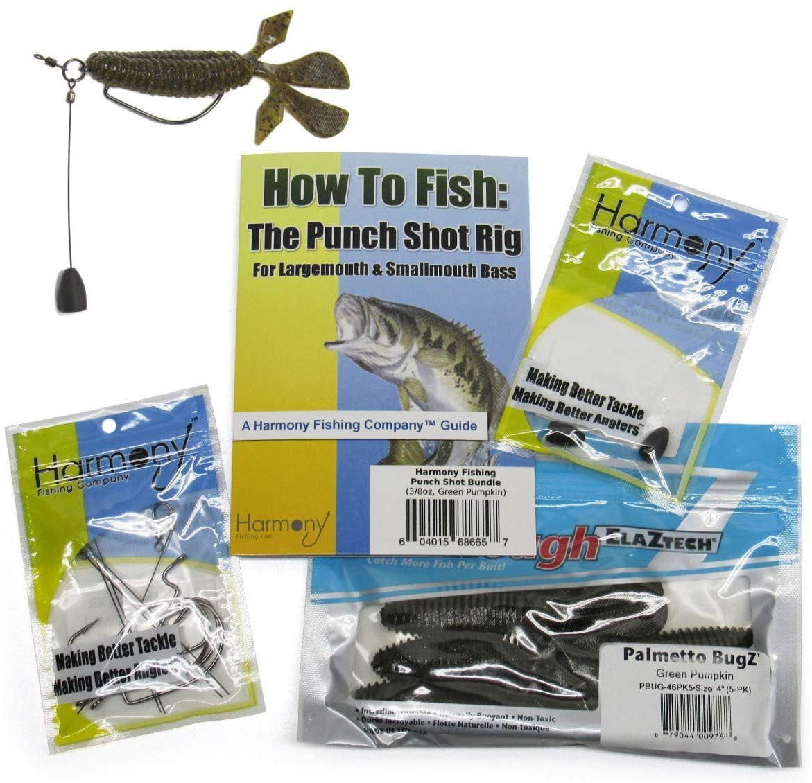 Harmony Fishing - Punch Shot Rig Startup Kit Punchshot Rigs, Hooks ...