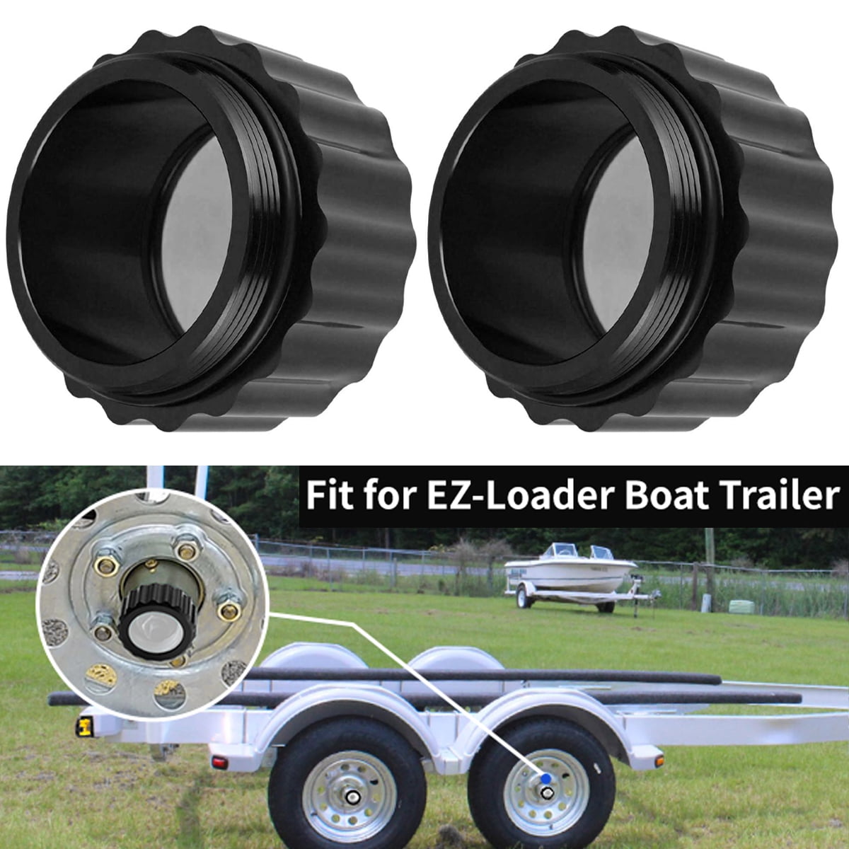 Click here for Alltimes 2pcs Oil Bath Hub Cap For Ez-Loader Boat... prices
