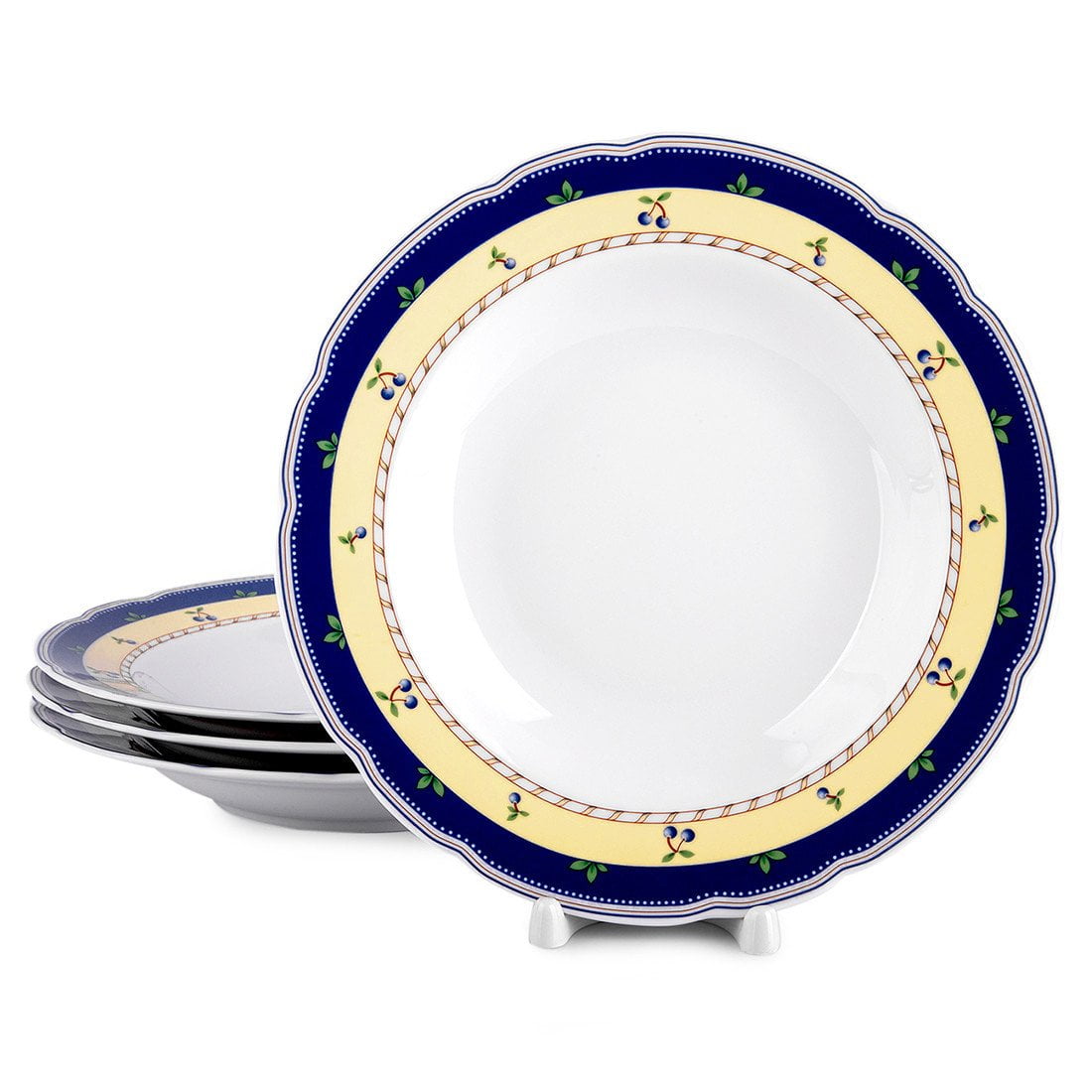 THUN Deep Plate Pasta Bowl Dinnerware Vintage Garden Porcelain Soup ...