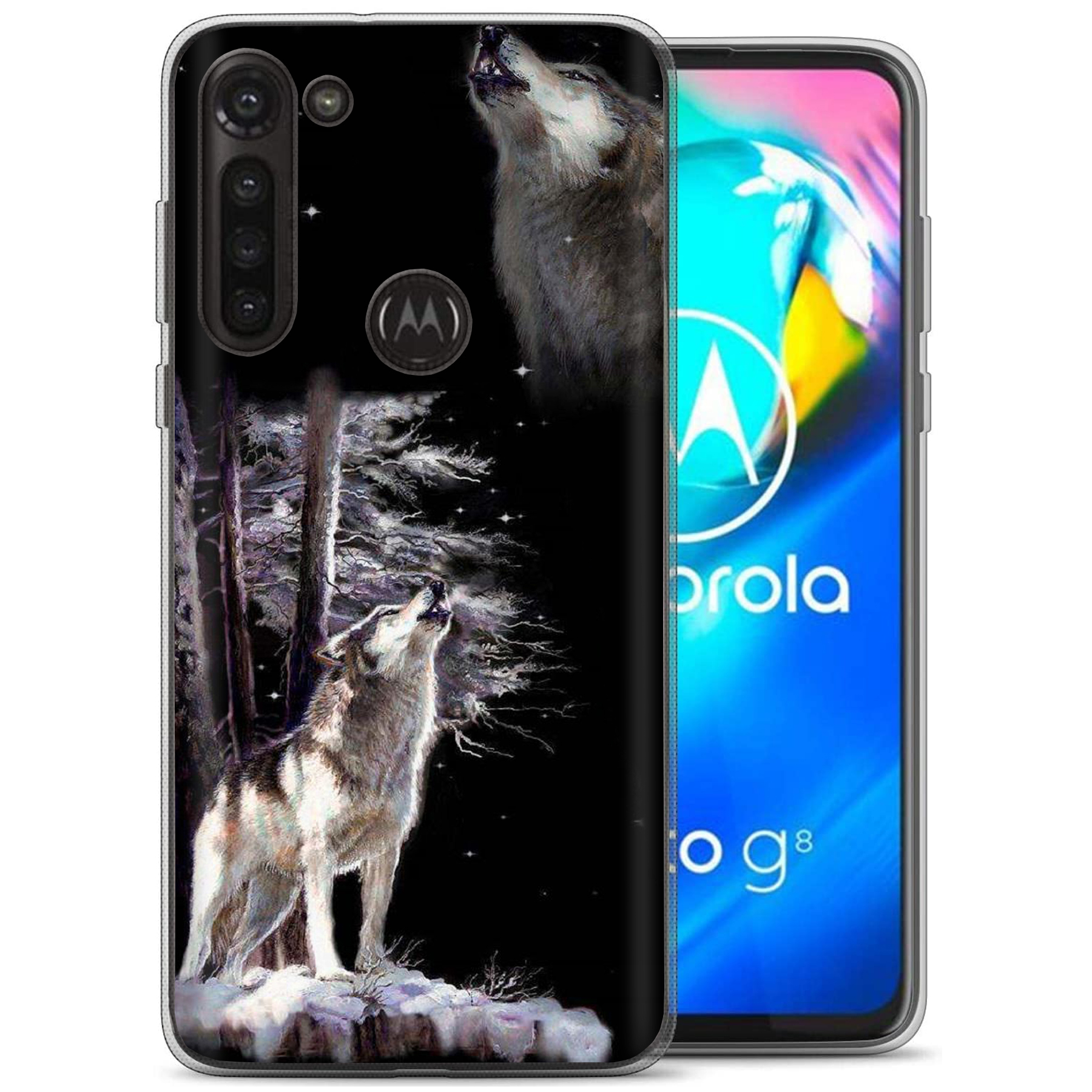 VIBECover Slim Case compatible for Motorola Moto G8 Power, TOTAL Guard ...