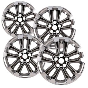 Set of 4 16 inch Chrome Wheel Skins Covers compatible with 02-07 Jeep ...