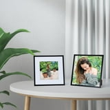 PHAREGE 12x12 Black Picture Frame Set with 8x8 Frame and Mat for Wall or Tabletop - Walmart.com