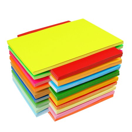 100 Pcs Colorful A4 Adhesive Sheets Floral paper; sticky printer paper ...