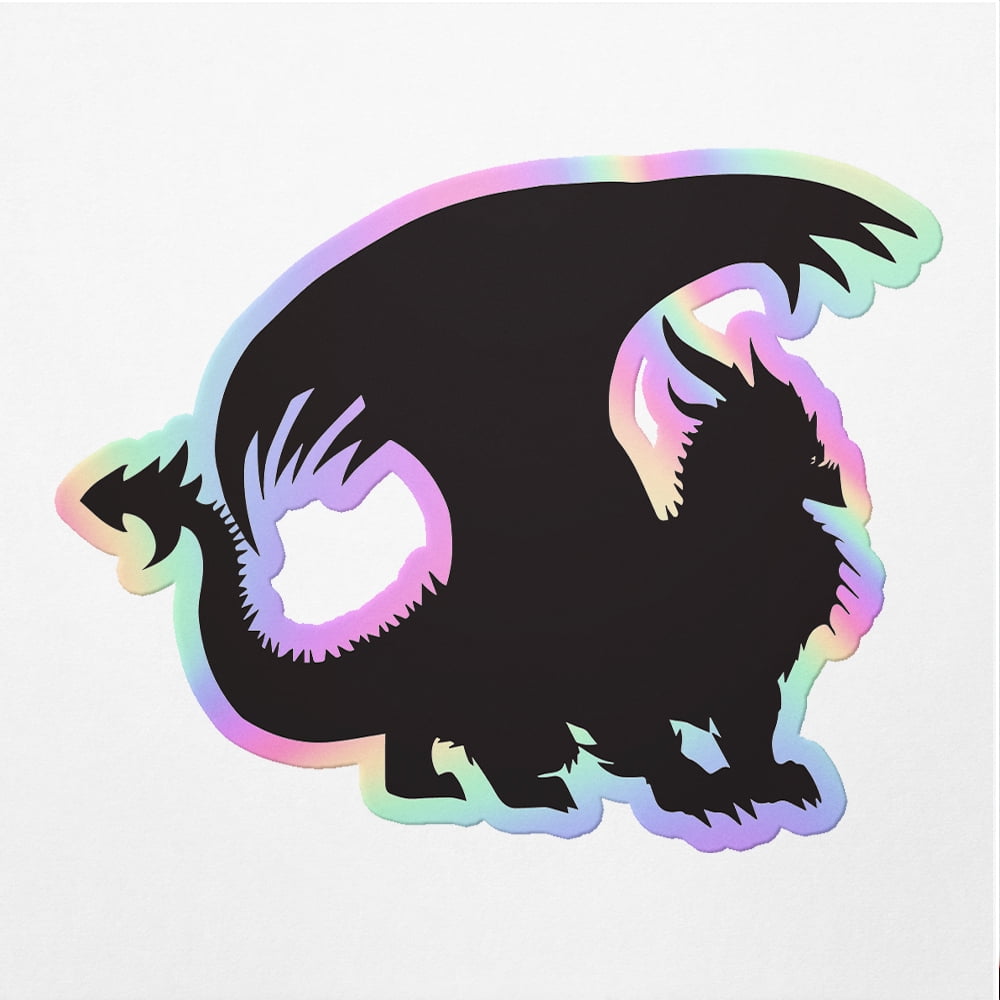 Vinyl Stickers Decals Of Dragon Illustration V2 - Apply On Any Smooth ...