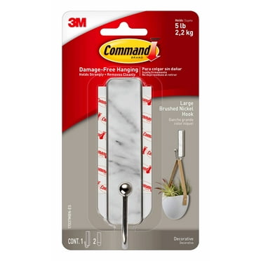 Command Crystal Knob Rack, Quartz, 1 Rack, 4 Strips/Pack - Walmart.com