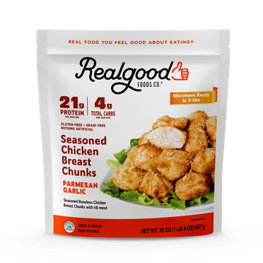 Realgood Foods Co. Lightly Breaded Chicken Breast Strips, Gluten-Free ...