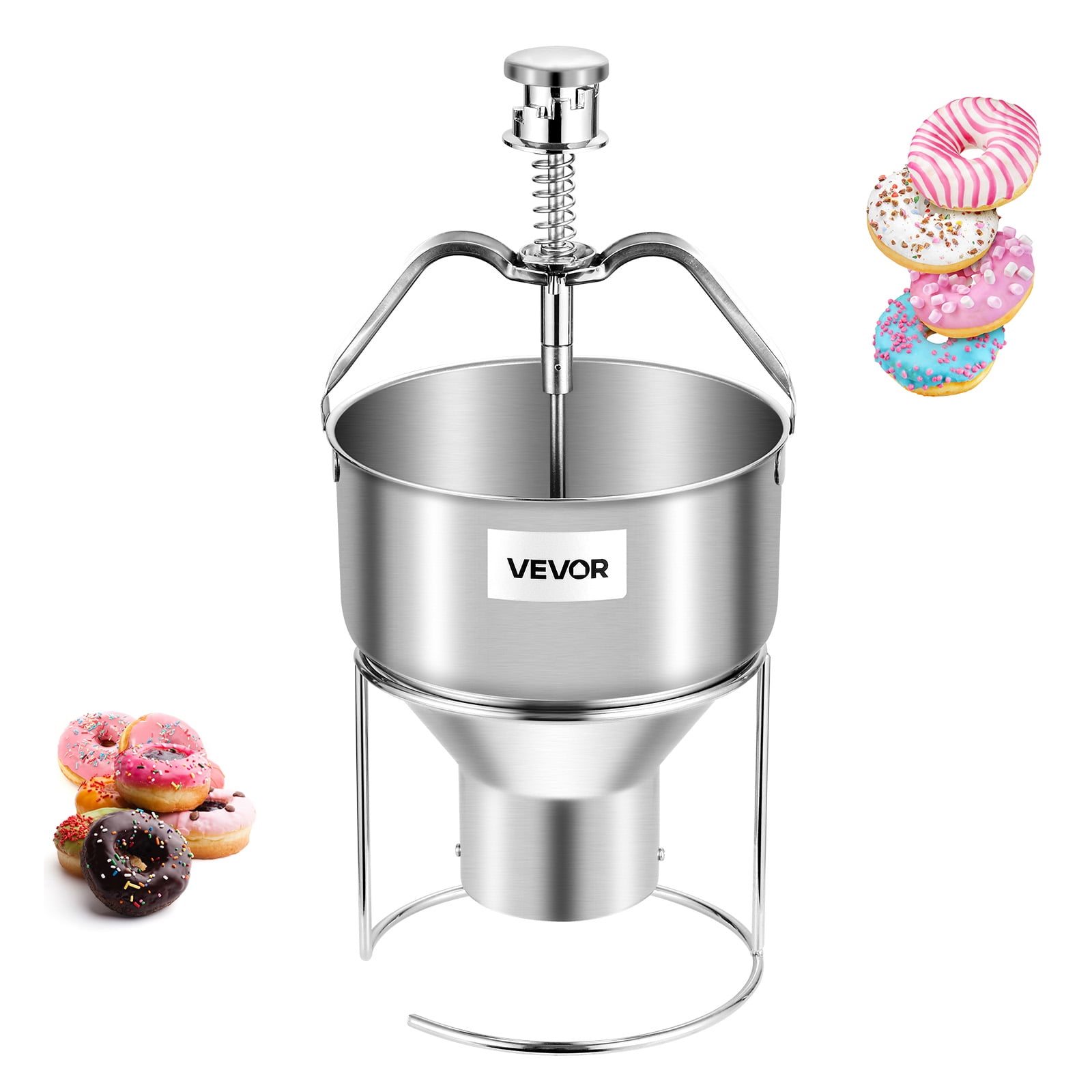 VEVOR Donut Depositor Manual Doughnut Dropper Hopper Stainless Steel ...