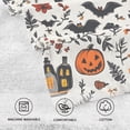 Halloween Themed Elements Bath Towel 100% Cotton Soft Thick High ...