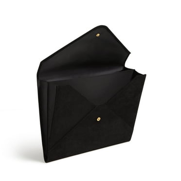 U Brands Modern Noir 19 Pocket, Expanding Letter Size File Folder ...