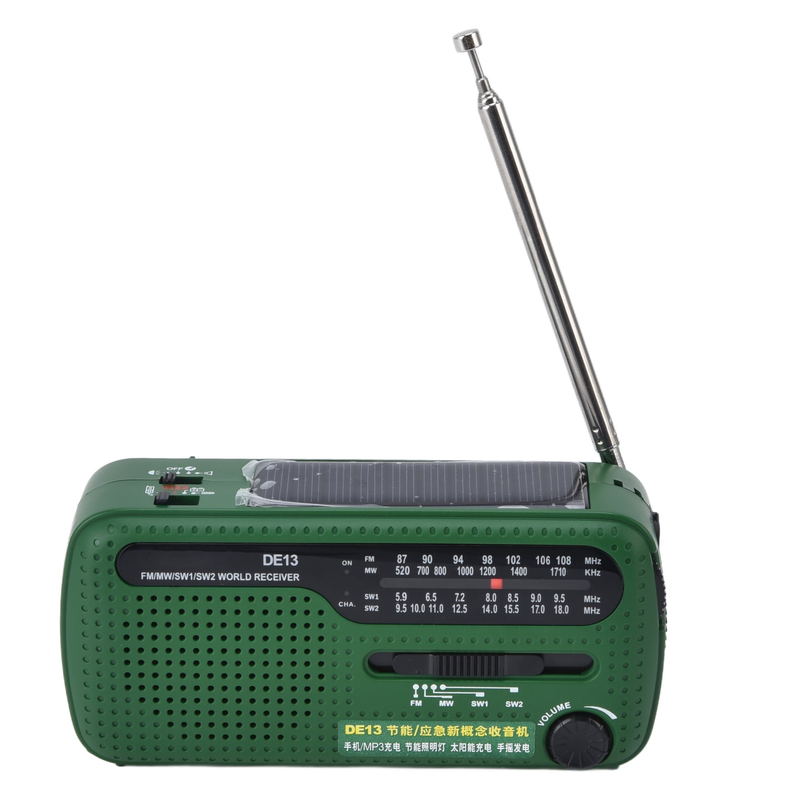 Radio recargable, Radio FM Radio portátil de alta sensibilidad Radio FM ...