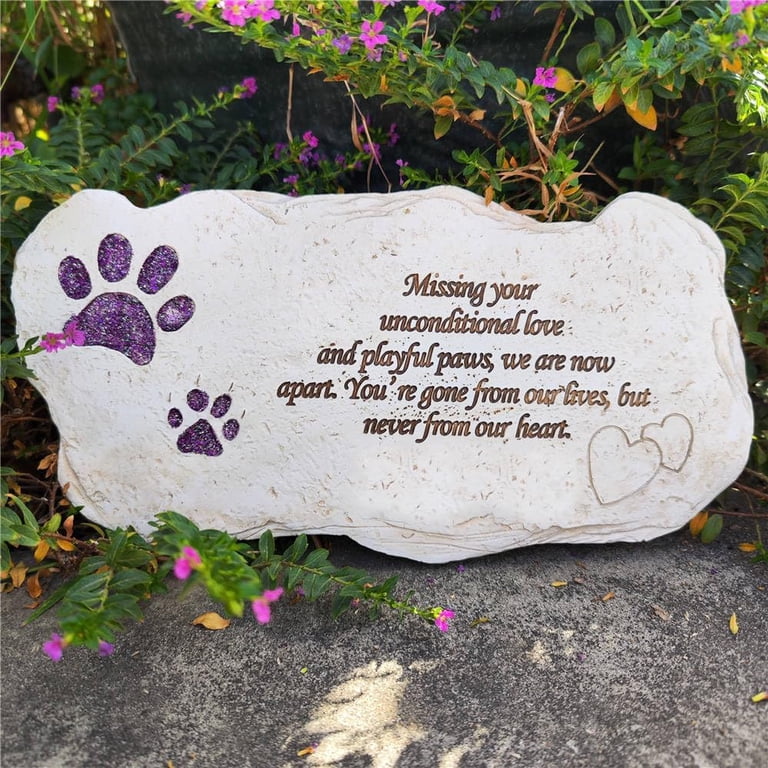 Dog Memorial Stepping Stones Amazon.com : Lily's Home Pet Memorial