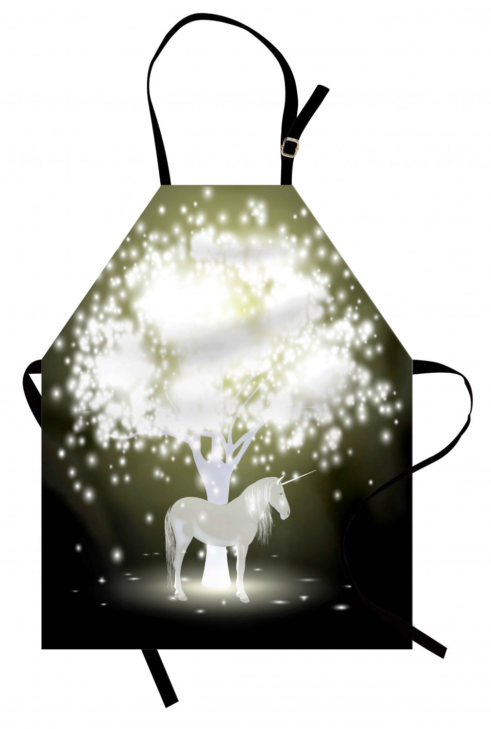 Magic Apron Legendary Unicorn Horse under Mystic Tree with Human ...