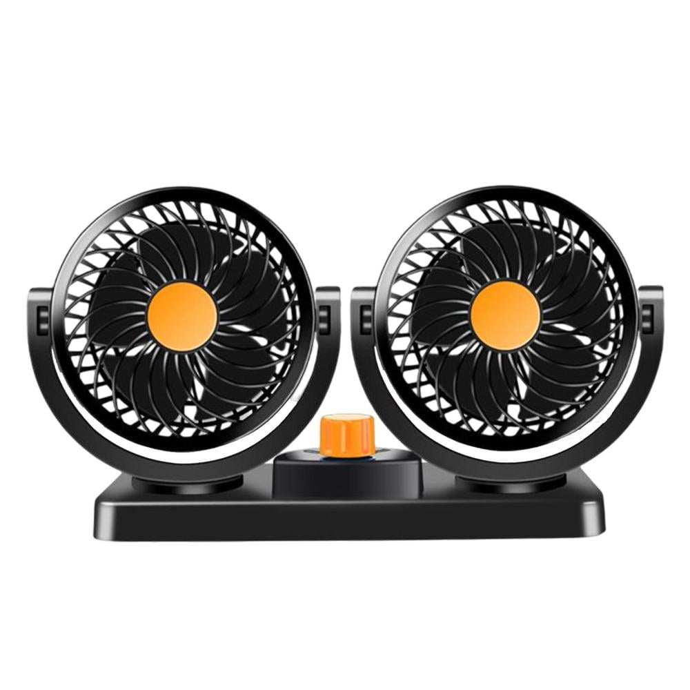 USB Fan | Car Fan Portable Vehicle Fan Dual Head Electric Fan | Vehicle ...
