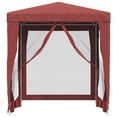 vidaXL Enclosed Pavilion Outdoor Party Tent with 4 Mesh Sides - Walmart.com