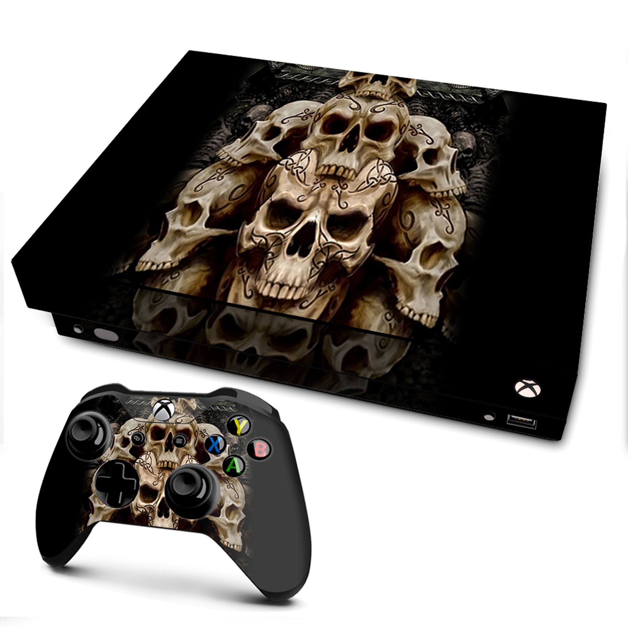 Buy Skins Decal Vinyl Wrap for Xbox One X Console - decal stickers ...