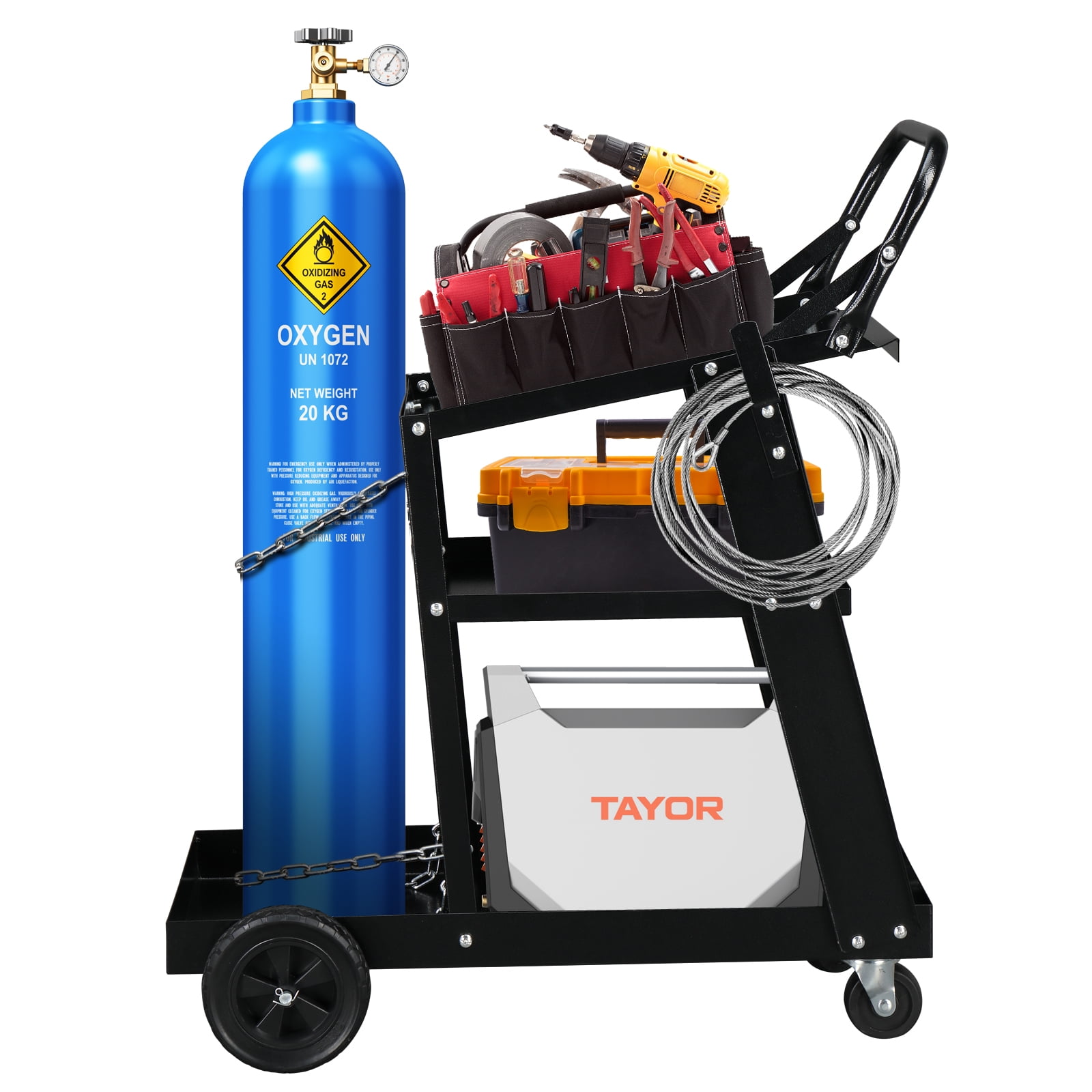 Welding Cart Heavy Duty - Mig Tig Welder Cart for Plasma Cutting ...