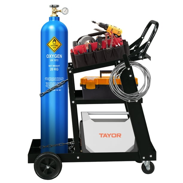 Welding Cart Heavy Duty - Mig Tig Welder Cart for Plasma Cutting ...