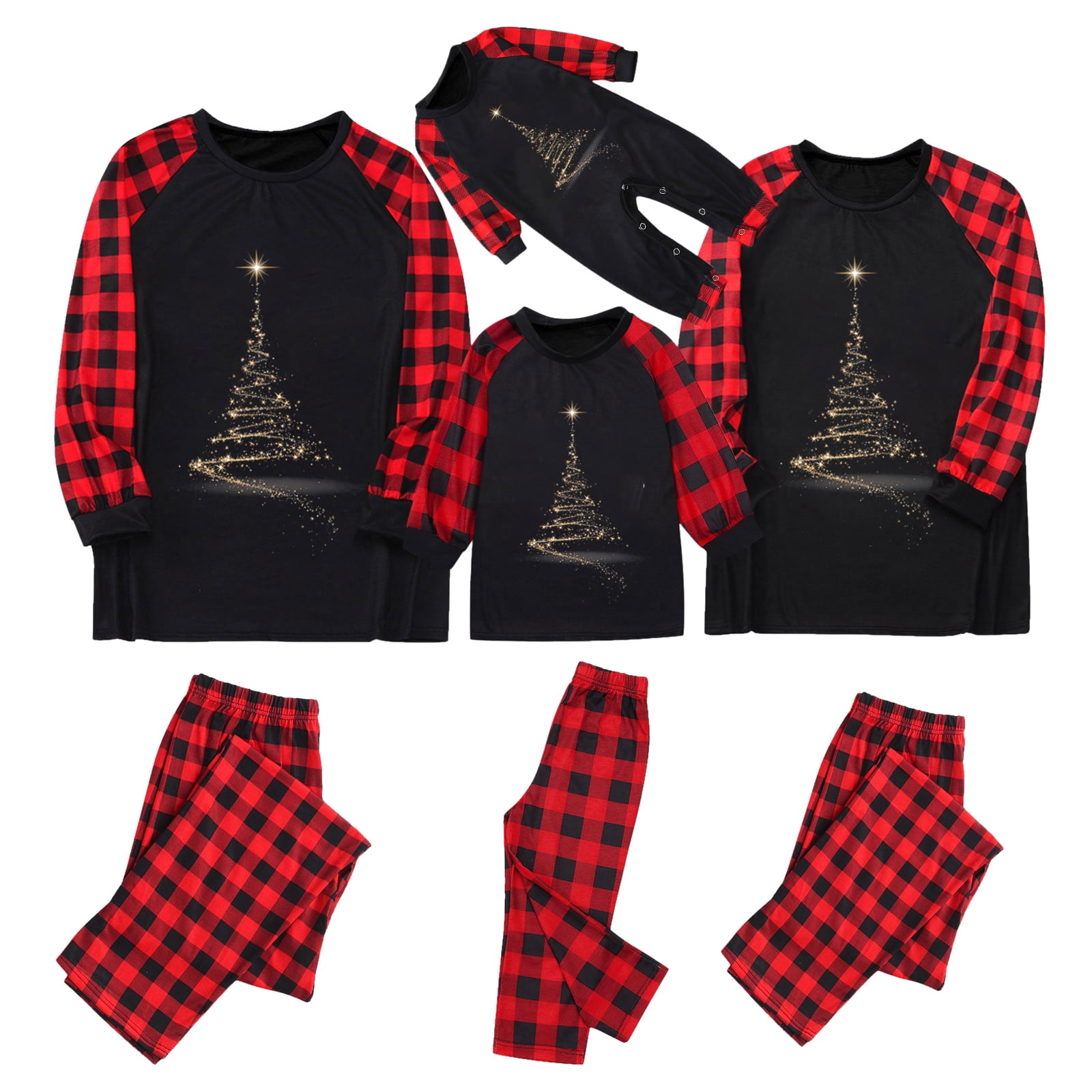 Click here for Yammkia Family Christmas Pajamas Matching Sets Fun... prices