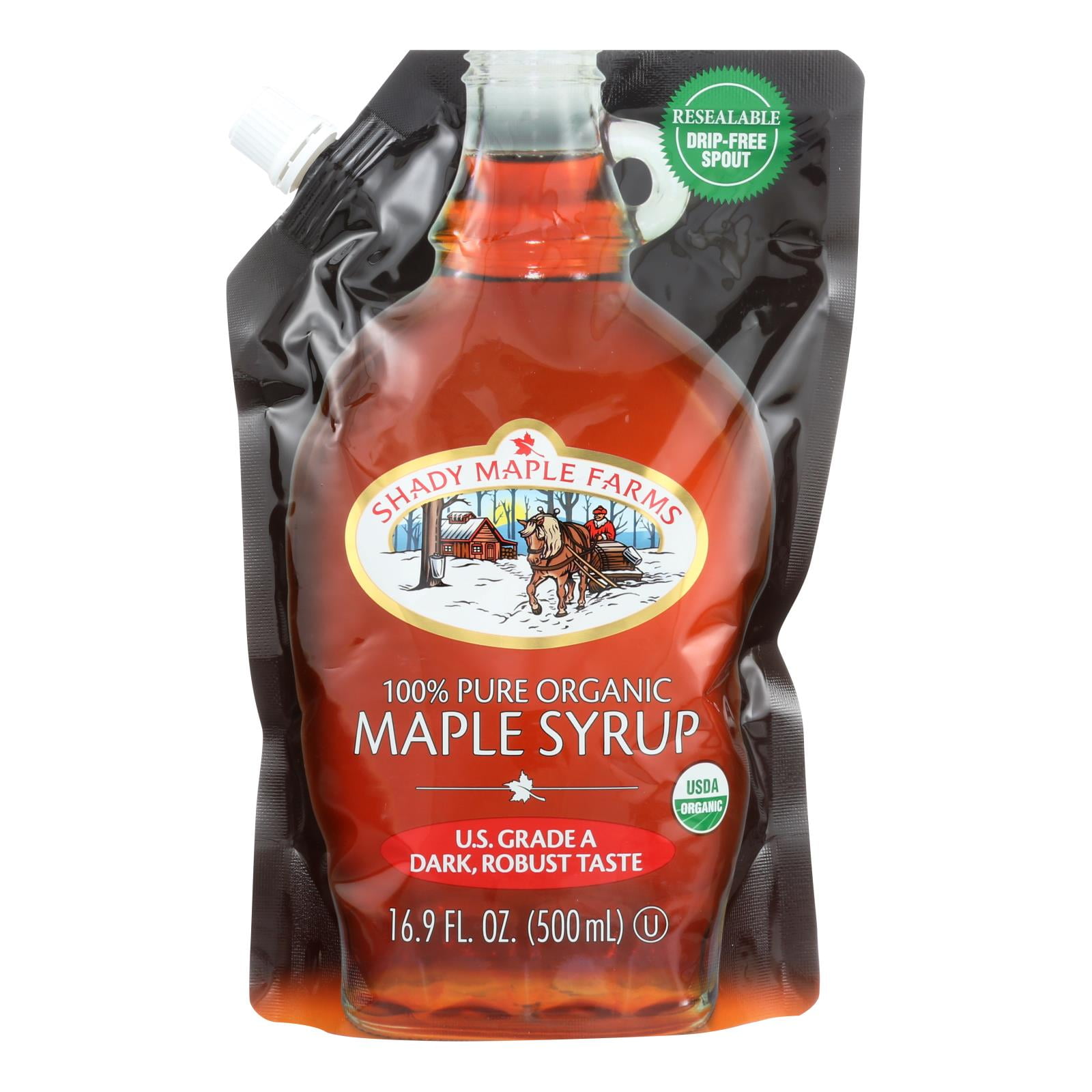Shady Maple Farms 100% Pure Organic Maple Syrup 16.9 fl oz - Walmart.com