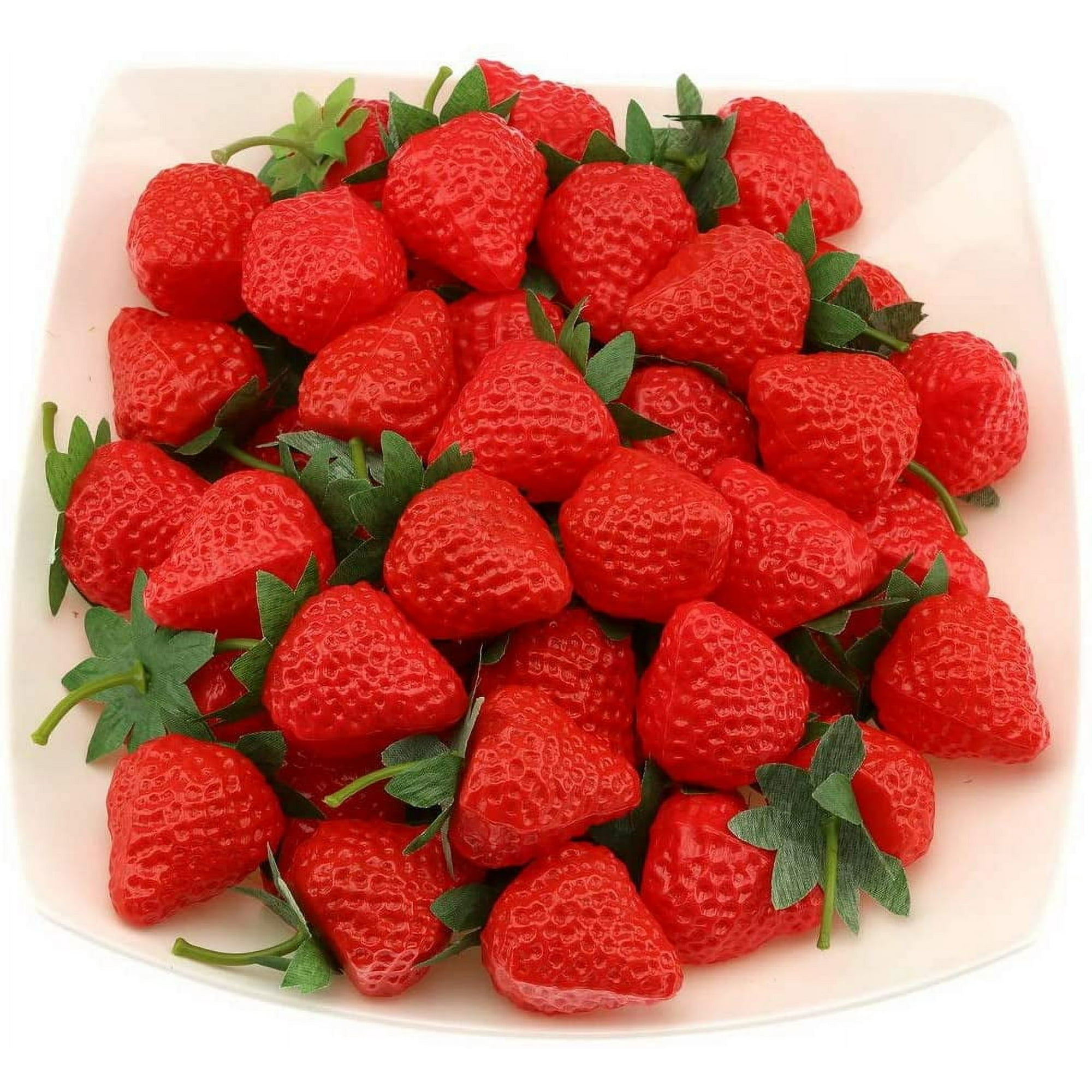 Click here for Jiarry Artificial Red Strawberry Decorations: 30 P... prices