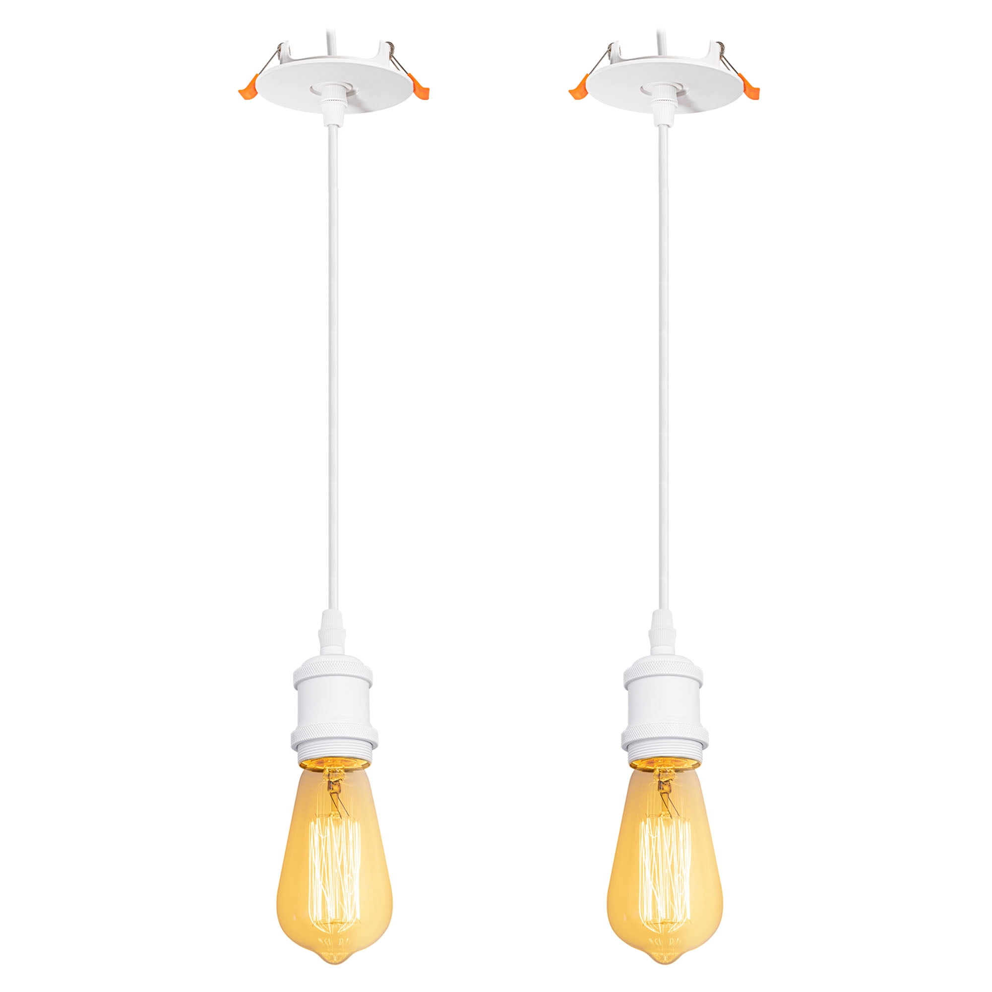 Kiven Recessed Ceiling Light, 2-Light Modern Style Recessed Downlight ...