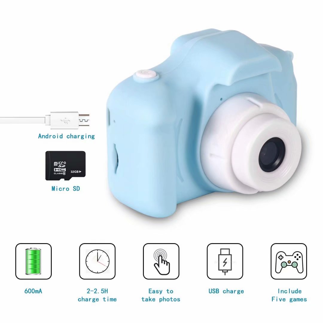 Kids Camera,HD1080 Children Digital Cameras with 32GB Memory Card Gifts ...