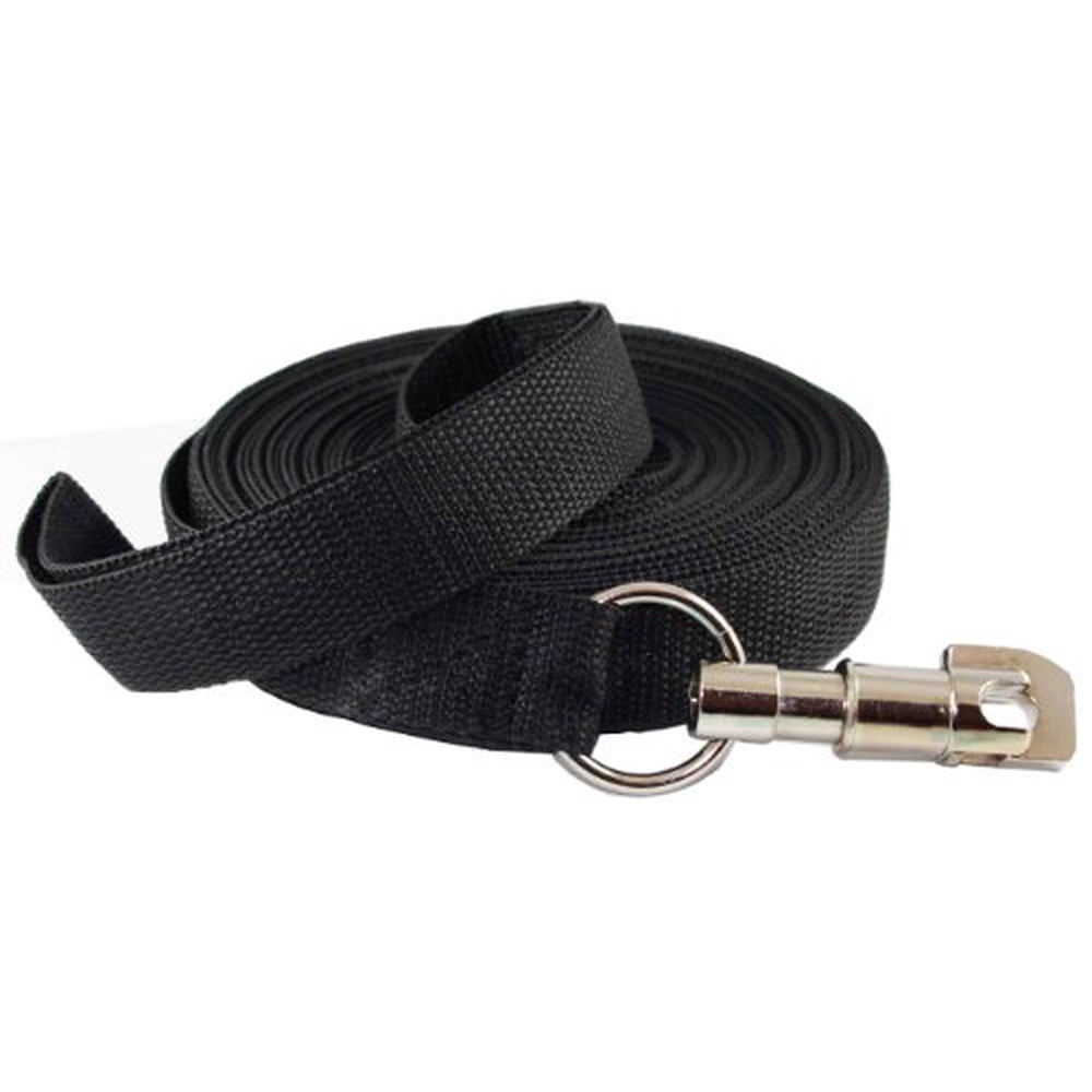 Dog Leash 1.2" Extra Wide Nylon 30 Feet Long for Training Secure ...