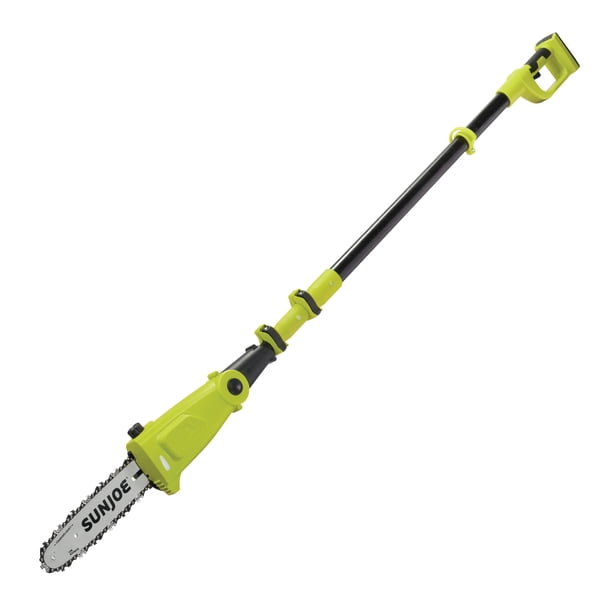 Sun Joe 24-Volt Cordless Telescoping Pole Chainsaw, 10-inch, Tool Only ...