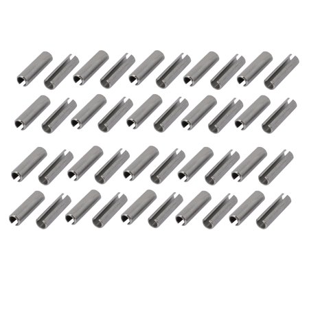 M3x12mm 304 Stainless Steel Split Spring Dowel Tension Roll Pin 40pcs ...