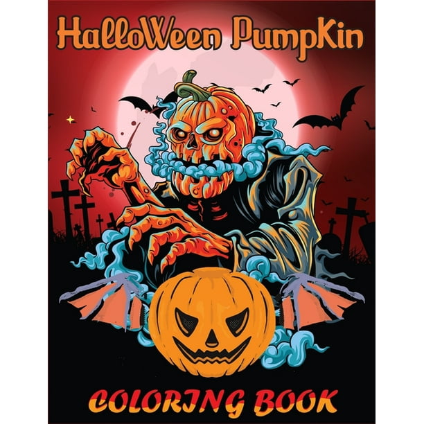 Halloween Pumpkin Coloring Book : A Fun Coloring Book for Girls and ...