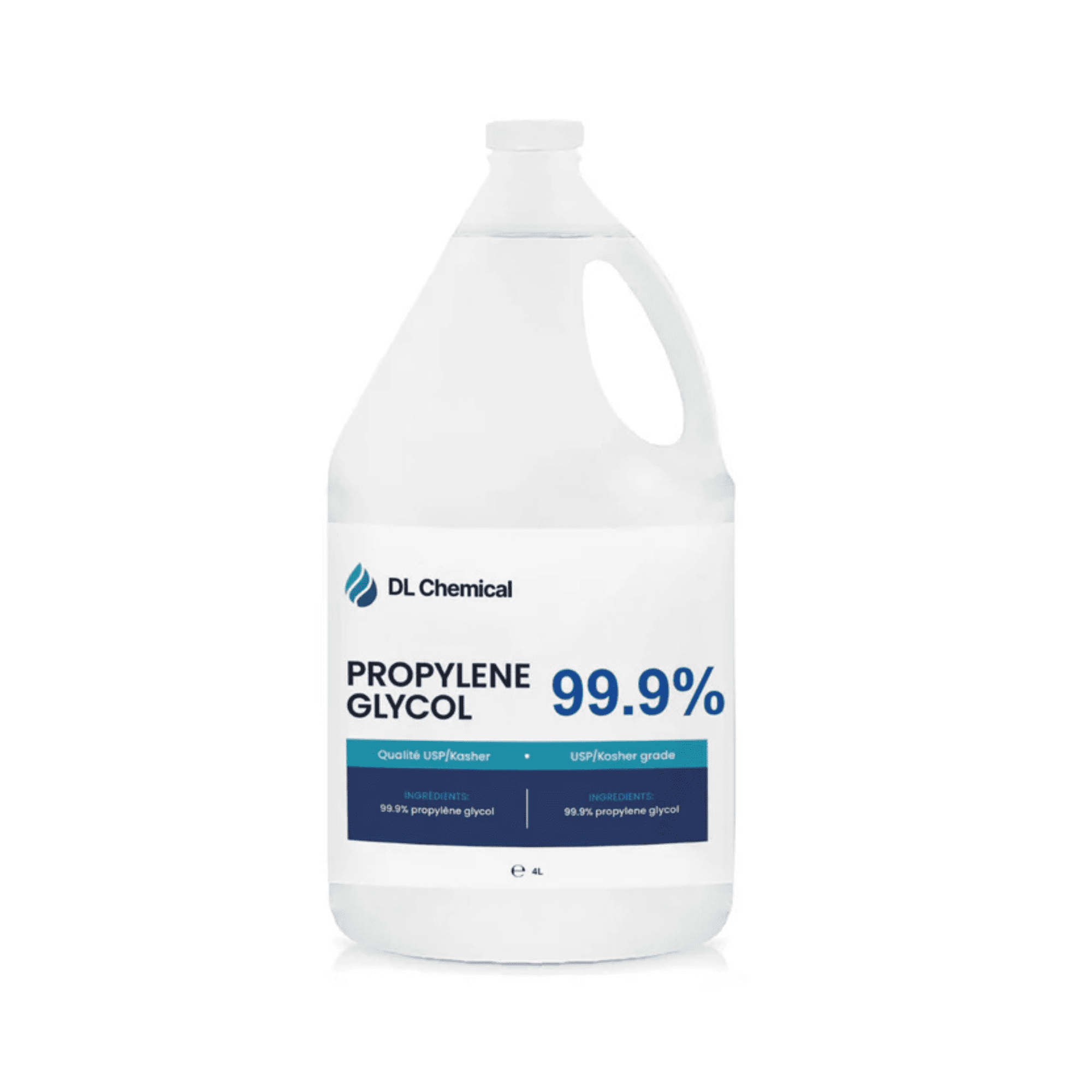 Propylène Glycol USP Qualité Alimentaire 99,9 % – 4L (1 Gallon ...