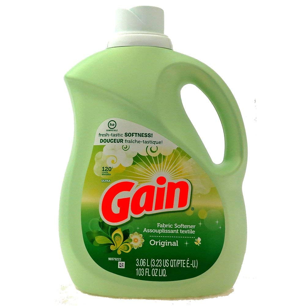 Gain Original Liquid Fabric Softener 120 Loads, 3.06l - Walmart.com
